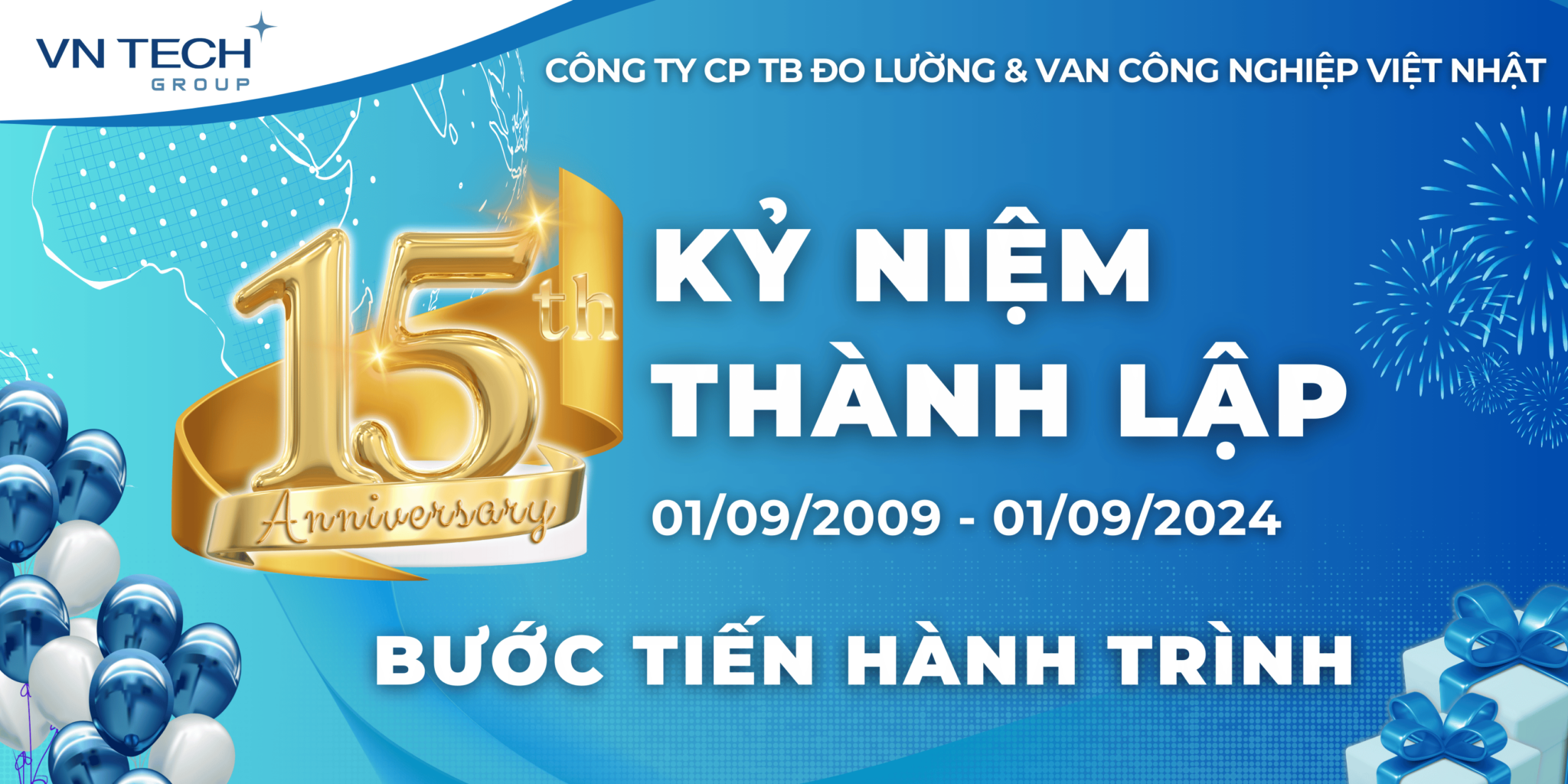 Hành Trình 15 Năm: VNTECH GROUP – Đổi Mới, Sáng Tạo và Phát Triển - VN Tech Group JSC